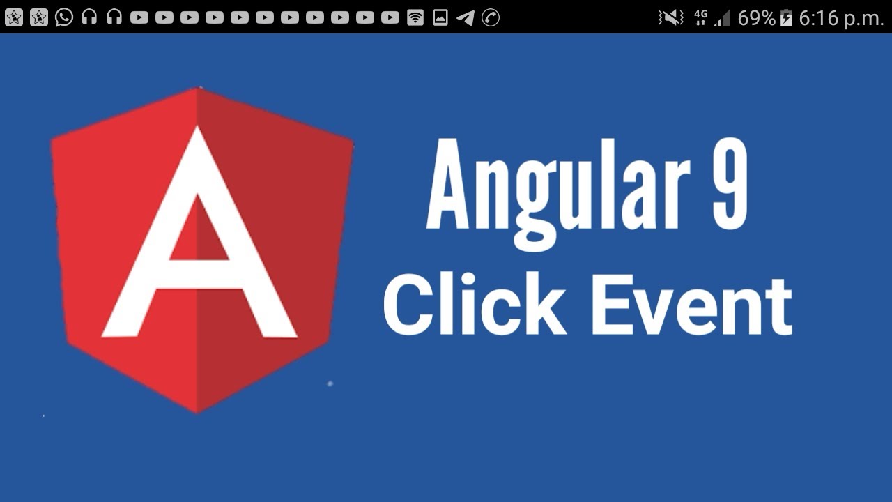 Angular 9 tutorial in Hindi #6 click event