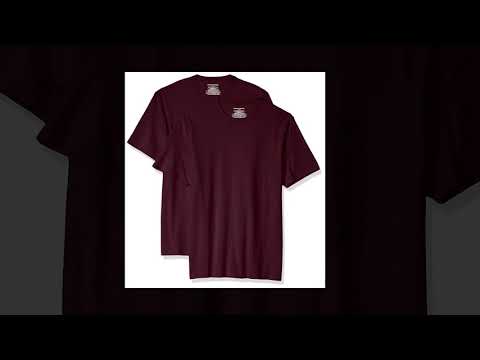 Amazon Essentials Men's 2 Pack Slim Fit Short Sleeve Crewneck T Shirt