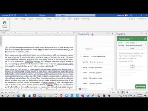 How to use Quillbot and grammarly effectively for academic paper writing