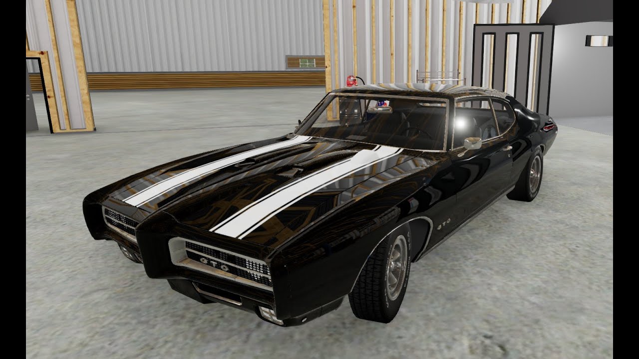 69 GTO with Stripes (7.5s Car 1/4 Mile) 1.0a - BeamNG.drive