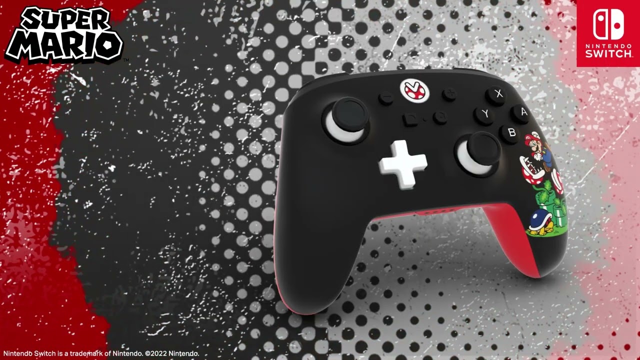 PowerA Enhanced Wireless Controller For Nintendo Switch - Mario Mayhem (Officially Licensed)