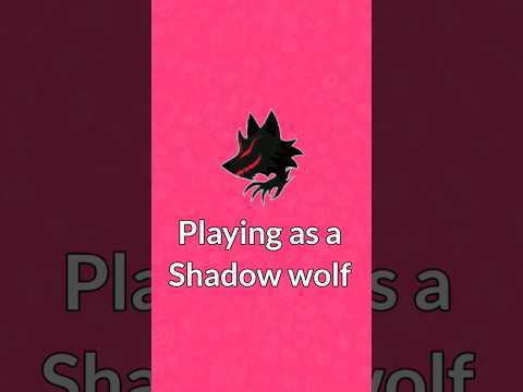 Playing as a Shadow Wolf in Wolvesville #shorts #wov #wolvesville #wolf #gameplay #easywin