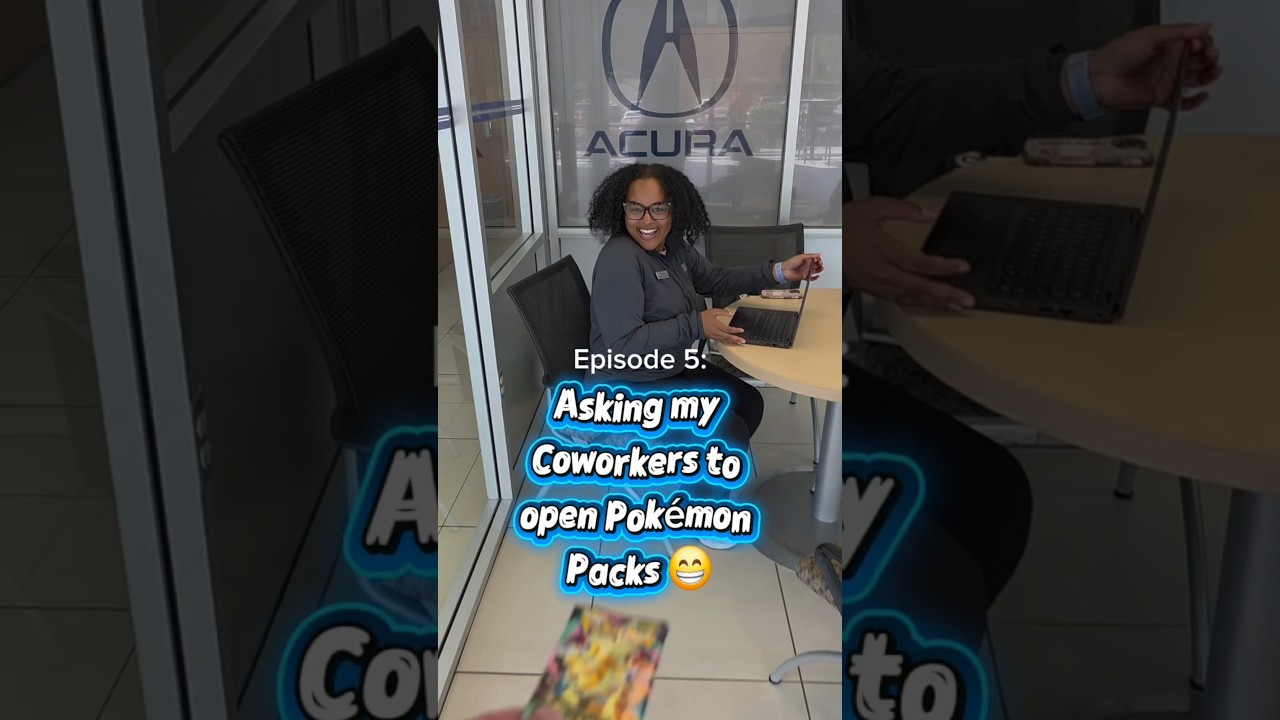 Asking Coworkers to open Pokémon packs with me 😄 - Episode 5 