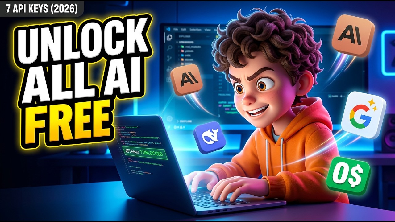 How to Get 7 Free AI API Keys | Claude, DeepSeek & Gemini Without Paying (2026)