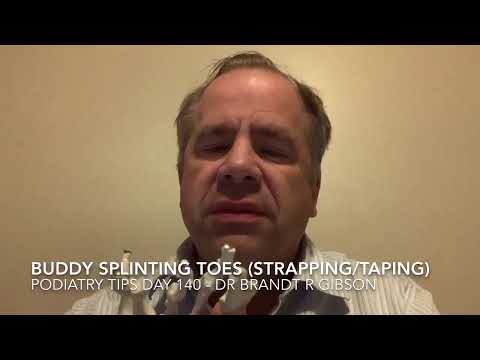 Buddy Splinting Toes (Strapping/Taping)
