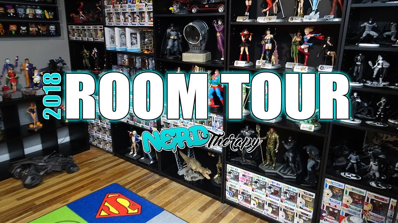 Room Tour | A Tour of Our Giant Nerdy Collection 2018!!!