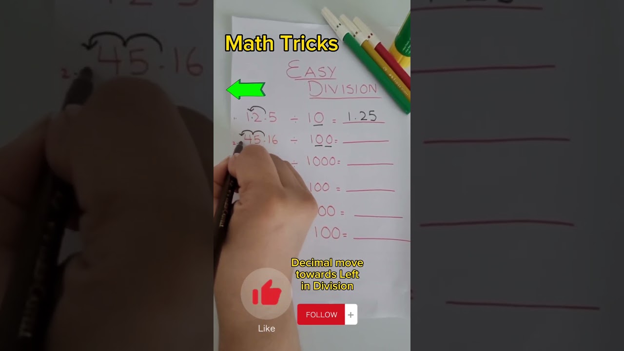 Math Trick | Easy Math | Quick Math | Math Tricks | easy math tricks | divison trick #mathtrick
