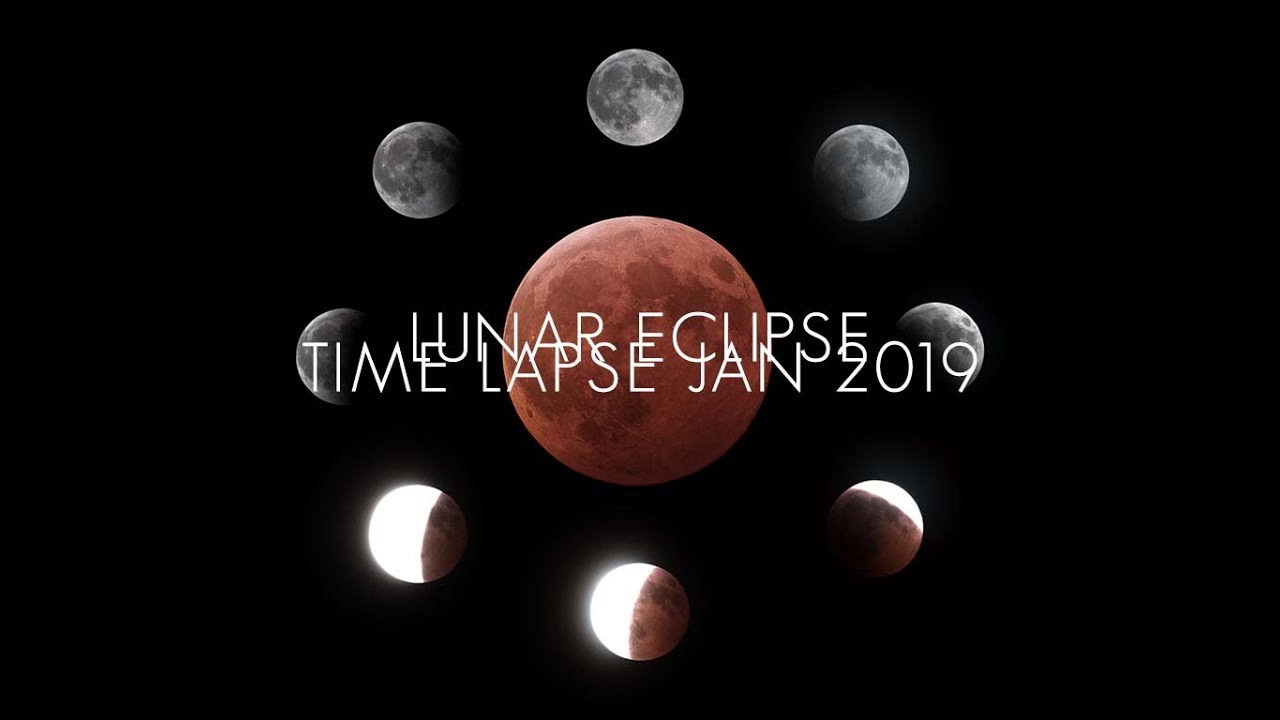 Jan 2019 Lunar Eclipse Time Lapse