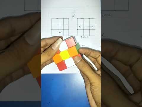 how to quickly solve the Rubik's Cube #cube #rubikscube #shorts #shortsfeed