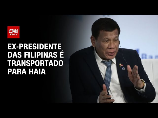 Filipinas: Duterte é forçado a embarcar em avião para Haia após prisão ...
