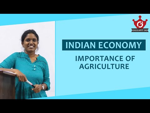 Importance of Agriculture in Indian Economy | Indian Economy | UPSC CSE | GALLANT IAS
