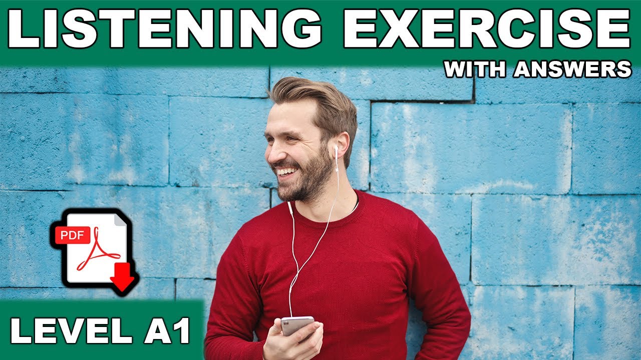 Listening: The Note-Taking Exercises + pdf - Easy English Lesson (Level A1)