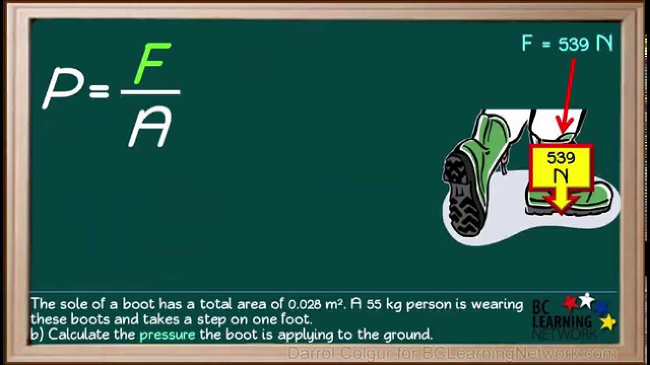 WCLN - Calculations Involving Pressure -- Example 1