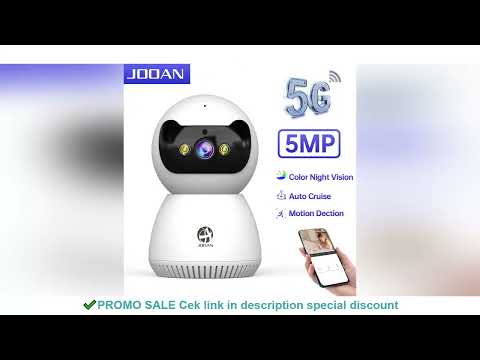 JOOAN 5MP 3MP IP Camera 5G WiFi Smart Home Indoor Wireless IP Surveillance Camera CCTV Camera AI Tra