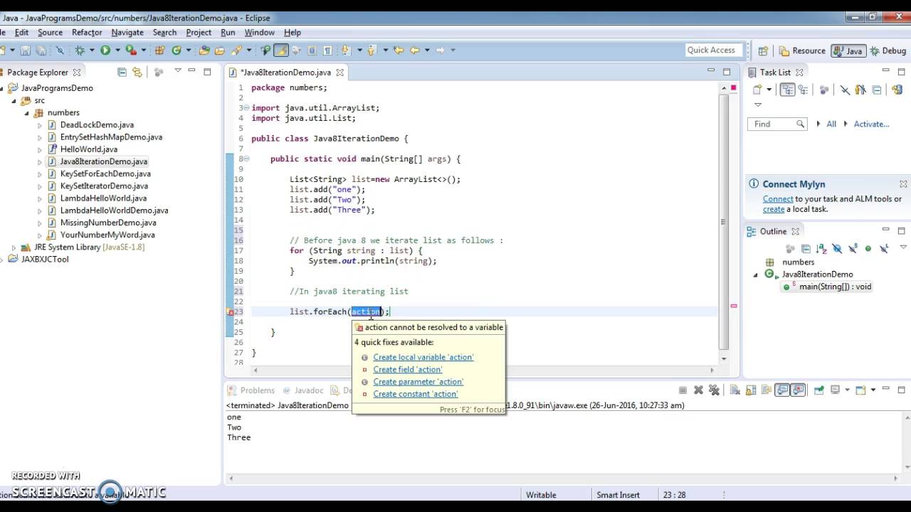 How to iterate list in java in java8 using lambda expression?
