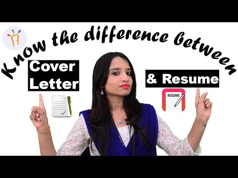 What is the Difference Between a Resume and a Cover Letter? II Interview tips