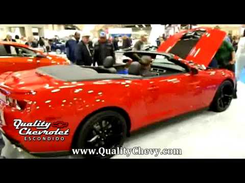 2013 Camaro Convertible Victory Red ZL1 San diego international auto show 2013
