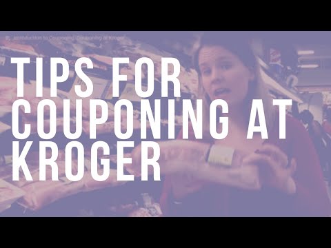 Introduction to Couponing: Couponing at Kroger