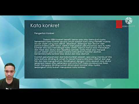 tugas bahasa Indonesia ( kata konkret dan kata abstrak )