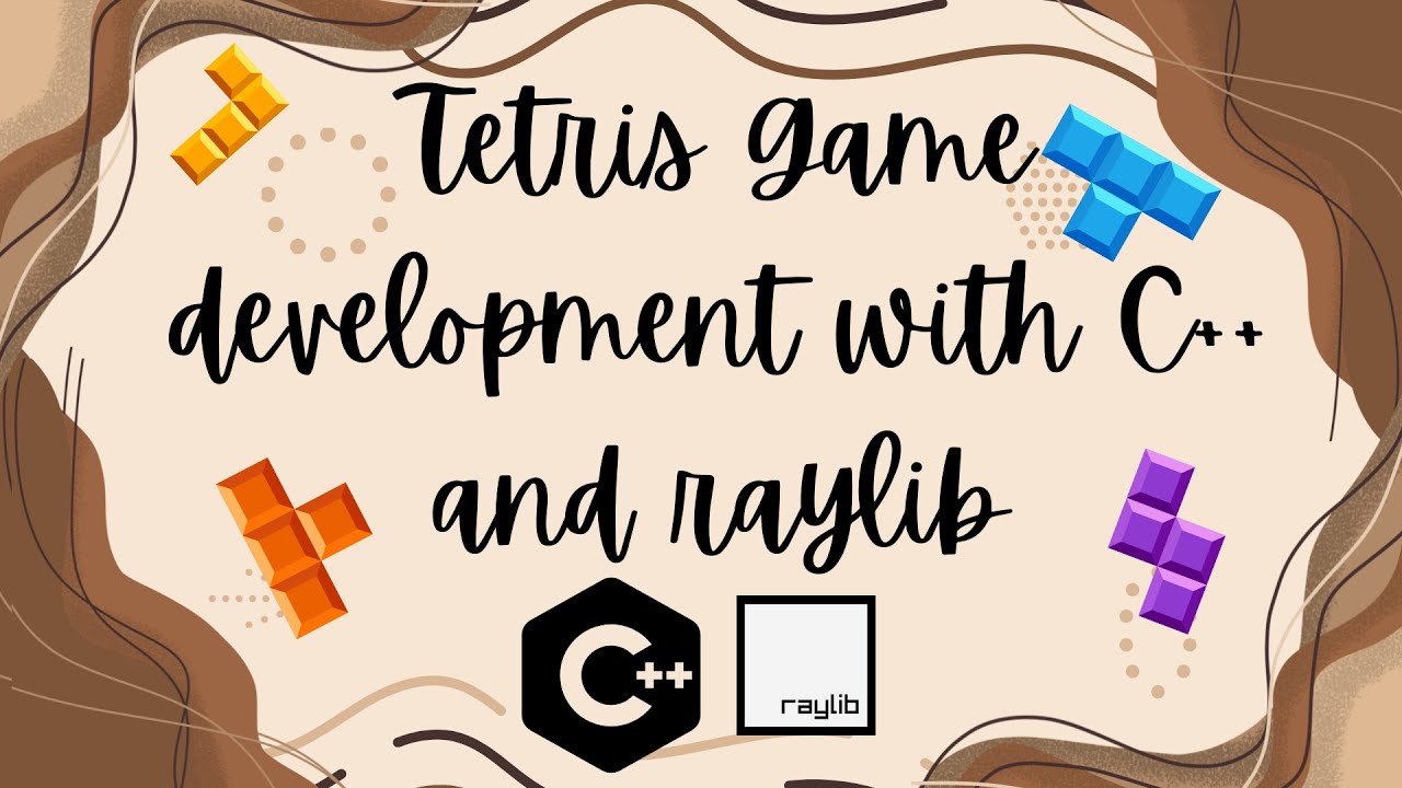 C++ Tetris Game With raylib library