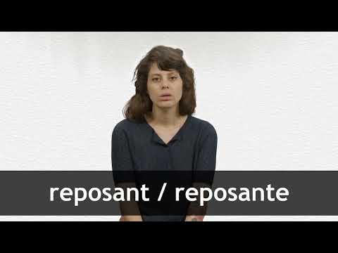 English Translation of “REPOSANT” | Collins French-English Dictionary