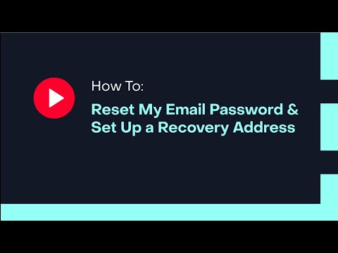 How To Reset My Email Password Setup Recovery Address