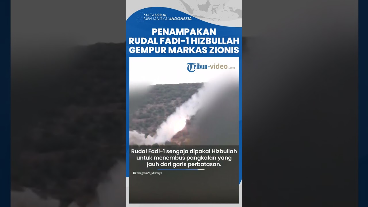 Penampakan Rudal Fadi-1 Hizbullah & Spesifikasinya, Mampu Hancurkan ...