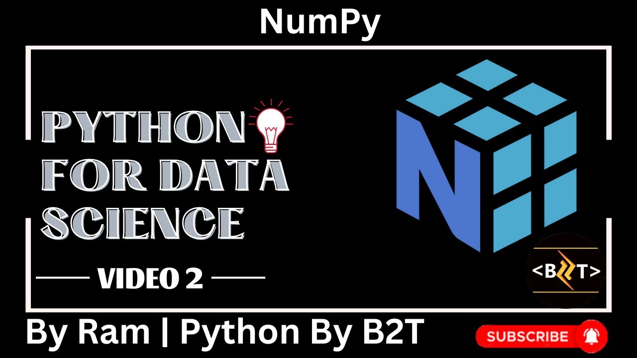 Python For Data Science | NumPy | arange() function in numpy |