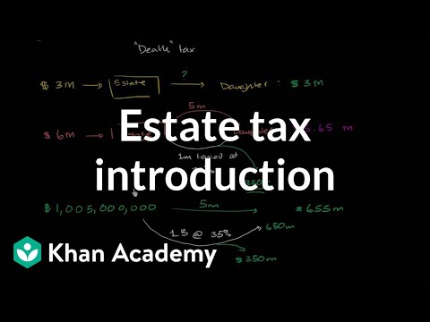 Estate tax introduction | Taxes | Finance & Capital Markets | Khan Academy
