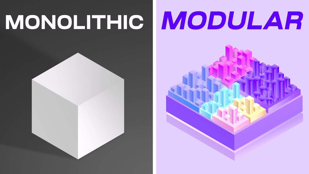 Modular Blockchains EXPLAINED (vs Monolithic)