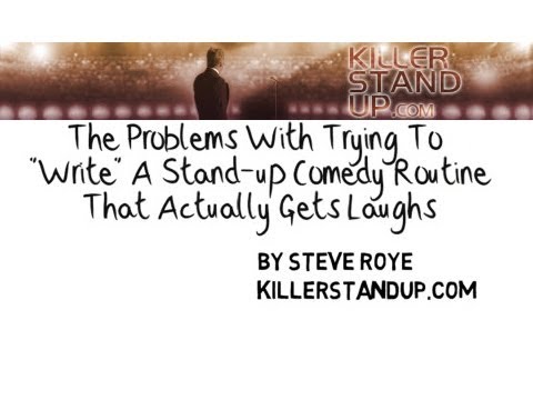 Writing Stand-up Jokes - Stand-up Comedy Advice