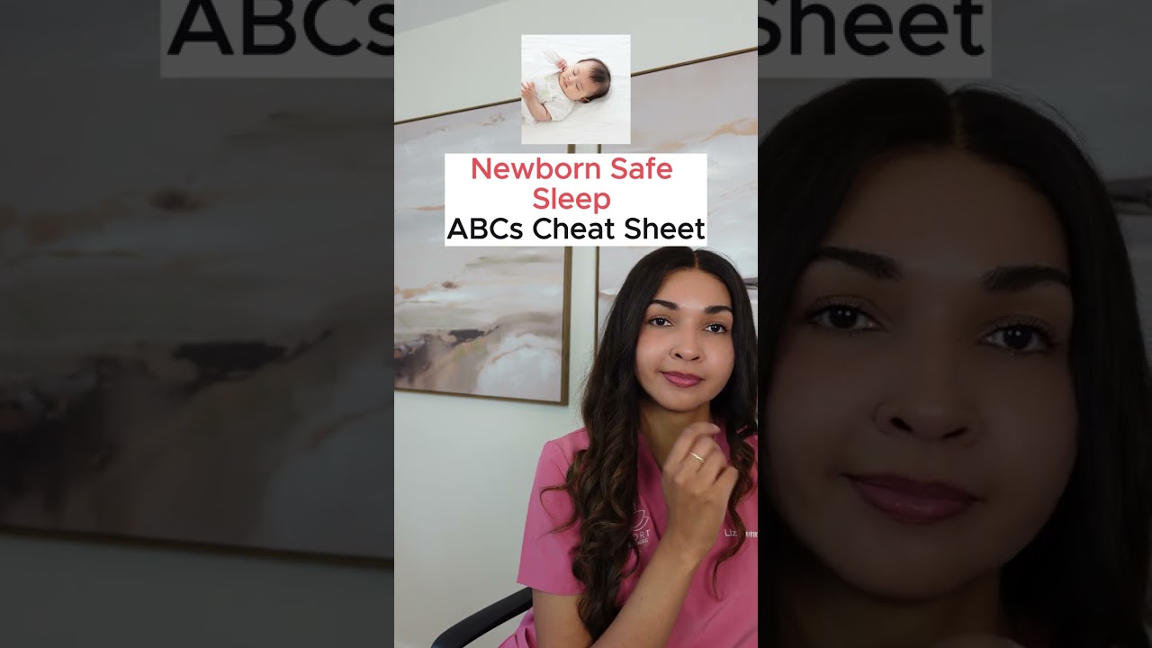Newborn Safe Sleep ABCs Cheat Sheet