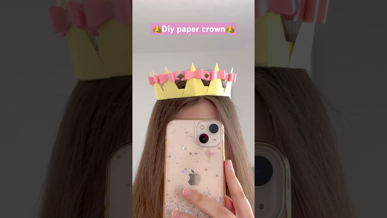 DIY paper crown 👑💖
