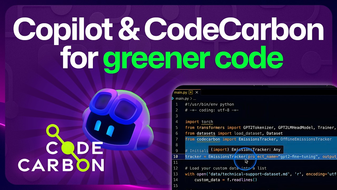 Measure your code's carbon footprint with GitHub Copilot and CodeCarbon