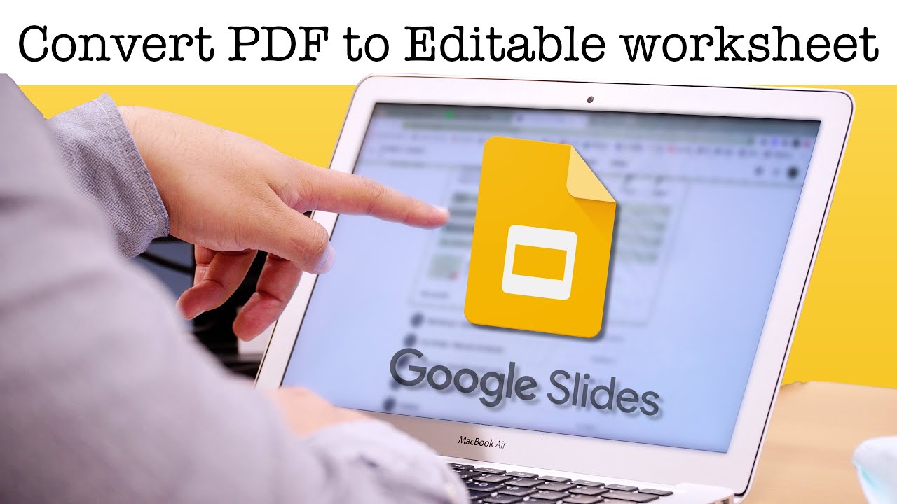 How to Convert PDFs to Editable Interactive Worksheets