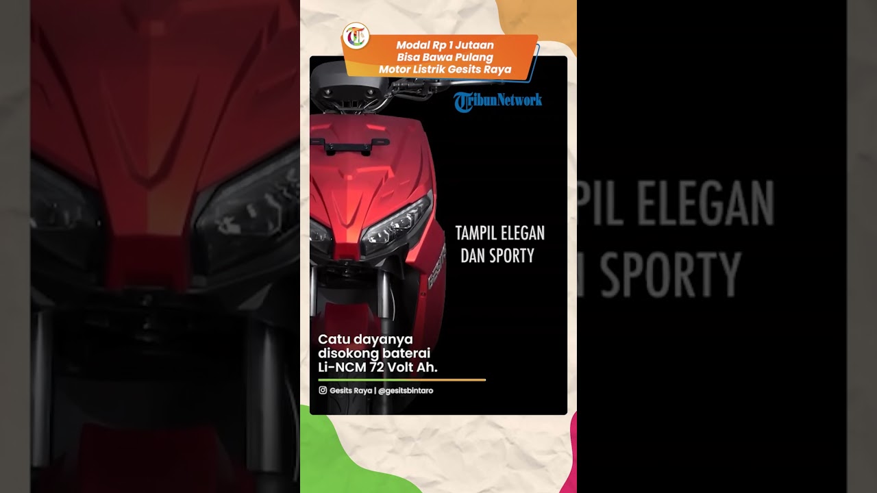 Motor Listrik Gesits Raya Resmi Diluncurkan di IIMS 2023, Modal Cuma Rp ...