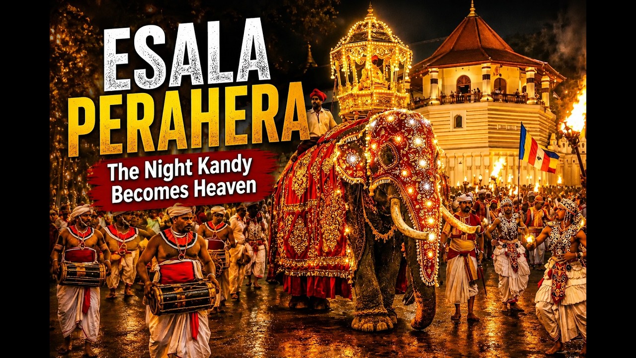 KANDY PERAHERA: The Night Kandy Becomes Heaven