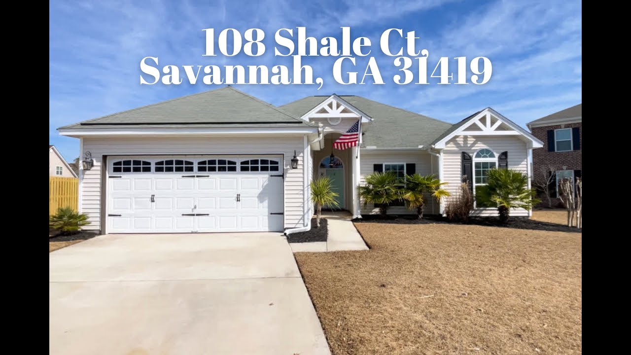 108 Shale Ct, Savannah, GA 31419 Video Tour