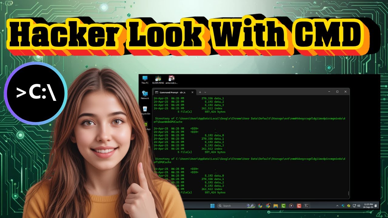 How To Look Like Hacker Using CMD | Fake Hacker Console (2025)