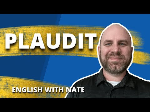 Plaudit Meaning / Pronounce Plaudit