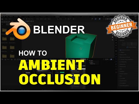 Blender How To Ambient Occlusion Tutorial