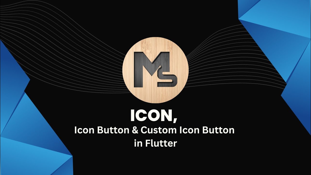 Flutter icons || how to create icon button in flutter || Custom Icon button