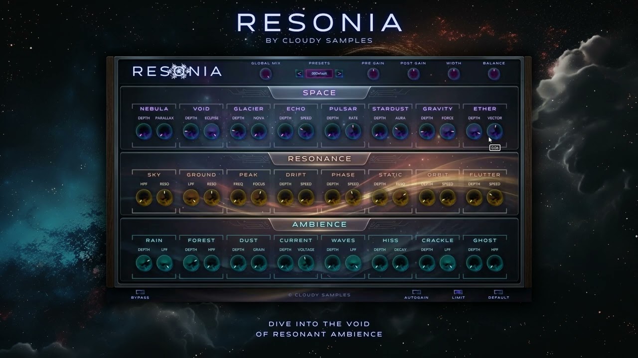 Cloudy Samples - Resonia | VST3/AU FX Plugin | Overview