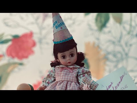 My first madame Alexander doll~happy birthday girl~the 25 days of my birthday day 8