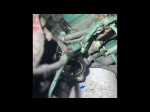 Volvo oil thermostat valve, oil piston cooling valve replacement process