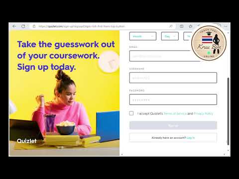 How to sign up for Quizlet without providing your credit card information?