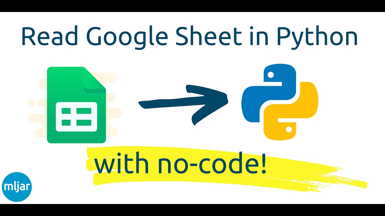Read Google Sheets in Python with no-code MLJAR Studio