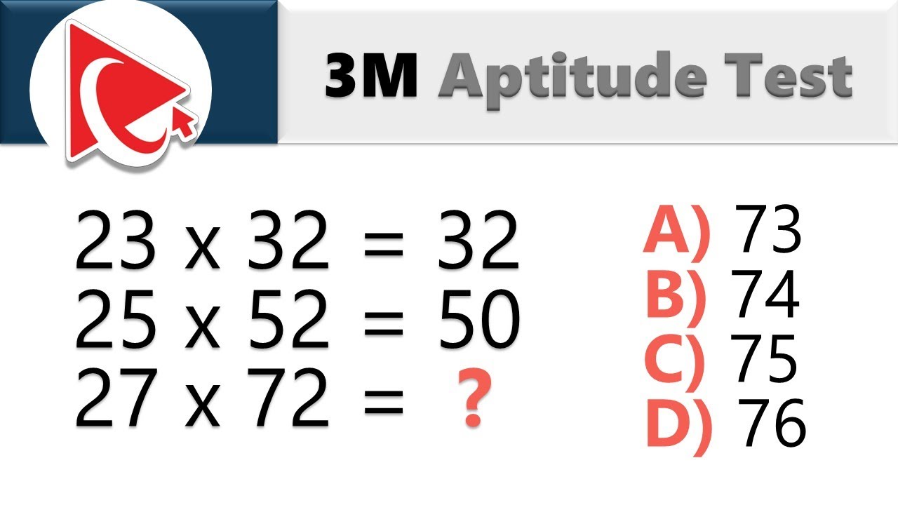 How to Pass 3M Aptitude Hiring Test
