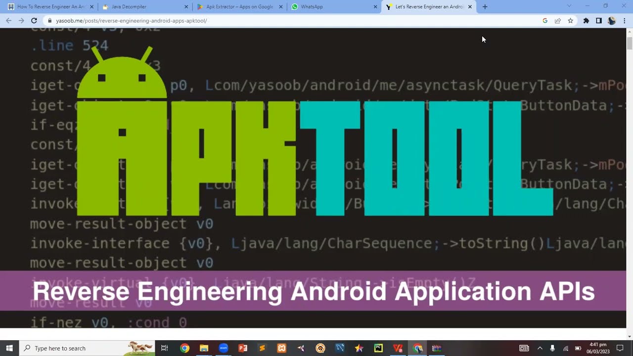 Android App Reverse Engineering | Android Code Extraction | JD Compiler