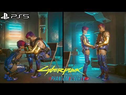 CYBERPUNK 2077 PHANTOM LIBERTY PS5 | Dazed and Confused Choice Scenes